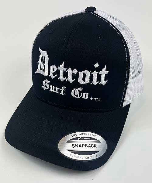 Embroidered Trucker Cap YP Classics Black/White – Detroit Surf Co.